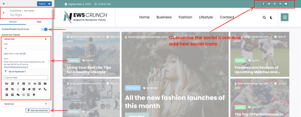 Theme Header – Spicethemes Help Center